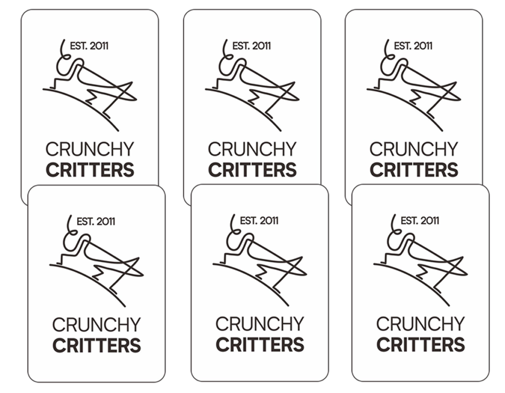 Crunchy Critters 6 x fridge magnet | Crunchy Critters - Buy Edible Insects