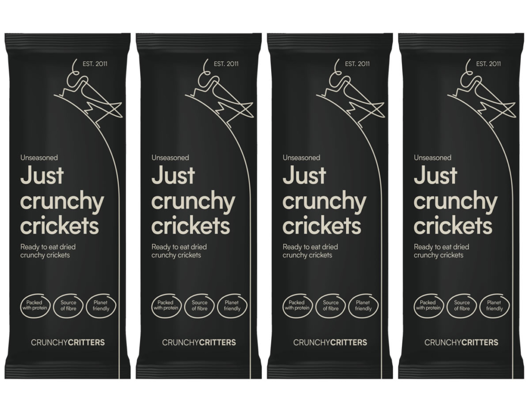 Crickets 4 x 10g | Crunchy Critters - Buy Edible Insects